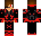 Red Black Gamer | Minecraft Skin