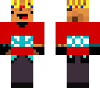 face under chin | Minecraft Skin