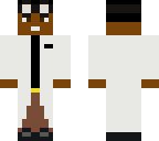 Lab coat overlay | Minecraft Skin