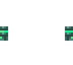 Prismarine Gauntlet Template | Minecraft Skin