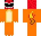 Power Ranger Charmander | Minecraft Skin