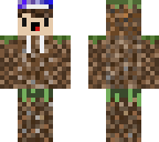 dirt block guy | Minecraft Skins