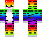 Rainbow Cat | Minecraft Skin