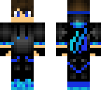 Blue Fire Preston Improved | Minecraft Skin