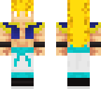 cauliflower ssj3 Gotenks | Minecraft Skin