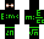 herobrine maths | Minecraft Skin