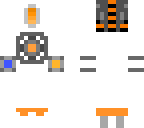 GLaDOS human | Minecraft Skin