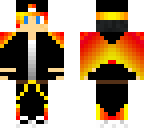 phoenix boy with blue eyes | Minecraft Skin