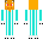 cat with pajamas and red eyes | Minecraft Skin