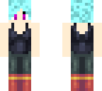 Angela as Undyne for my Undertale AU | Minecraft Skin