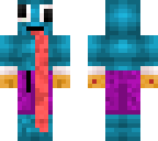 unspeakable derp blue | Minecraft Skin
