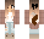 Winter Wolf Girl | Minecraft Skin