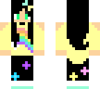 cute rainbow girl | Minecraft Skin