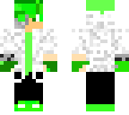 Green version of issey14 Fixed | Minecraft Skin