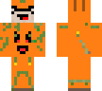 Evil Pumpkin Derp Golem | Minecraft Skin