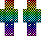 Rainbow Block Illusion | Minecraft Skin