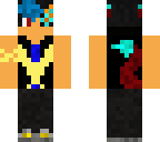 Sans delta God Greninja | Minecraft Skin