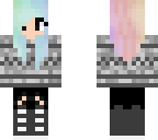 Goth Rainbow | Minecraft Skin