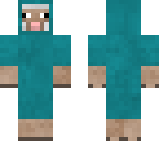 Cyan Sheep shareable | Minecraft Skin