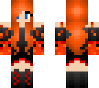 fire element girl | Minecraft Skin
