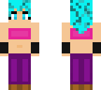 SSJ-Blue Caulifa | Minecraft Skin