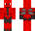 Crimson Scyther | Minecraft Skin