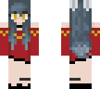 Cinder Fall Bunny Girl | Minecraft Skin