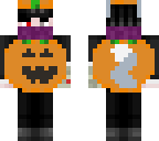 Gundham Tanaka as a wolf in a pumpkin costume | Minecraft Skin