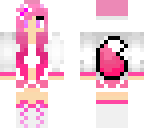 Pink fox girl | Minecraft Skin
