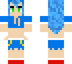 sonic girl | Minecraft Skins