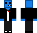 Blue Slime Gamer | Minecraft Skin
