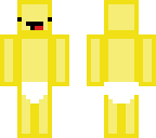 yellow derp in nappie | Minecraft Skin