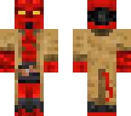 Hellboy | Minecraft Skin