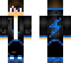 Blue Lightning | Minecraft Skin