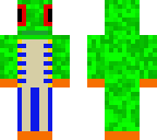 Poison Derp Frog | Minecraft Skin