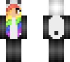 Colorful Rainbow Panda | Minecraft Skin