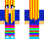 multicort Fille | Minecraft Skin
