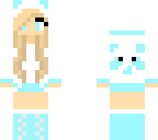 Light Blue Panda Girl | Minecraft Skin