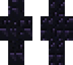 Look inside and obsidian | Minecraft Skin