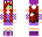 purple Santa mogi | Minecraft Skin