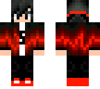 Electric 'Blood' Red | Minecraft Skin