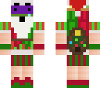 Santa Hat Skin | Minecraft Skin