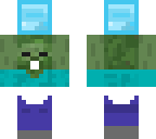 Baby Zombie Dirt Block | Minecraft Skin
