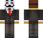 Blue cheeked hacker | Minecraft Skin