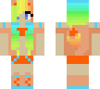 rainbow cat | Minecraft Skin