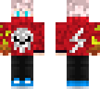 Fire skull | Minecraft Skin