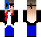 Half mask girl | Minecraft Skin