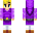 purple toon link | Minecraft Skin