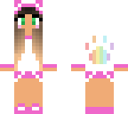 pink paw print | Minecraft Skin