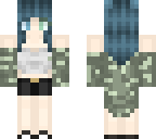 Camo girl | Minecraft Skin